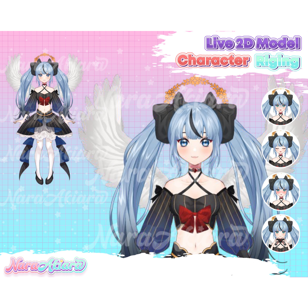 Jual Karakter Anime Vtuber Model Live2d Siap Pakai untuk Streamer ...