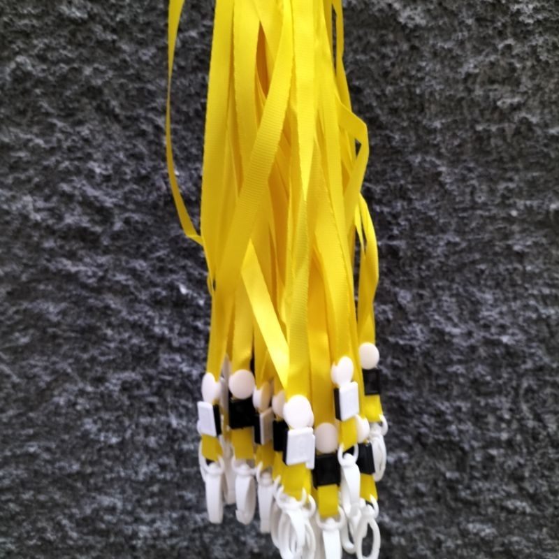 Jual Tali ID CARD Polos/ Gantungan Id Card/ Tali Badge/ Lanyard ...