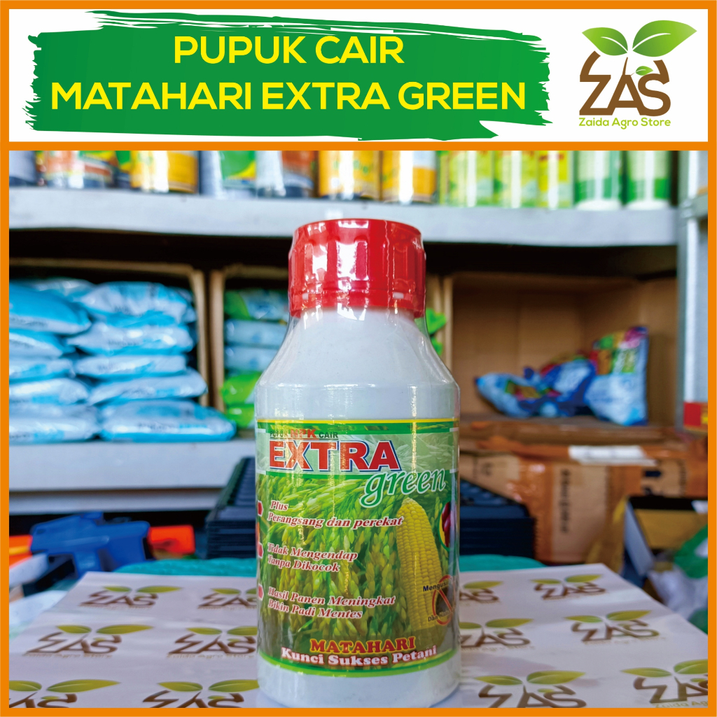 Jual MATAHARI EXTRA GREEN - 500ML - PUPUK CAIR - NPK CAIR | Shopee ...