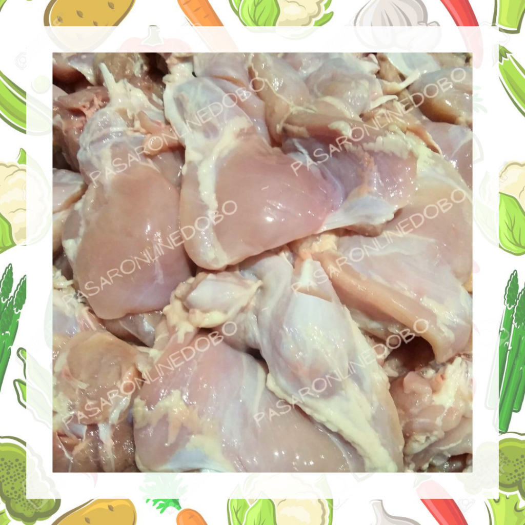 Jual FRESH boneless ayam 1kg / dada ayam fillet / paha ayam fillet ...