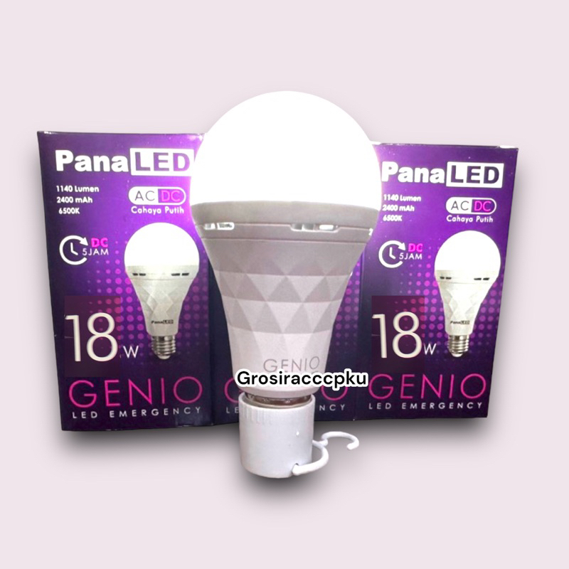 Jual Lampu Emergency LED BULB SURYA / Genio Magic 9 12 18 Watt | Shopee ...