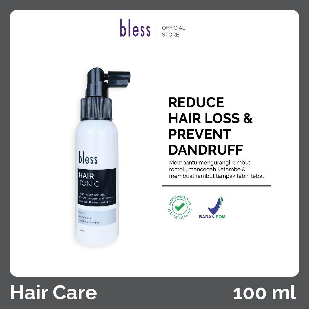 Jual Bless Hair Tonic 100ml | Tonik Rambut Rontok | Shopee Indonesia