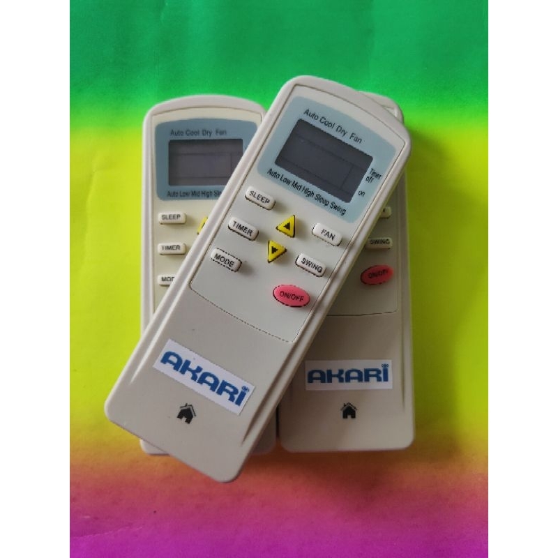 Jual REMOTE AC AKARI TURBO COOL Split tombol enpuk grade A | Shopee ...