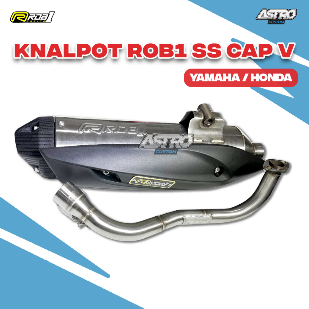 Jual Knalpot Rob1 Aerox Nmax Vario 125 150 Fazio BeaT Fi Scoopy ESP ...