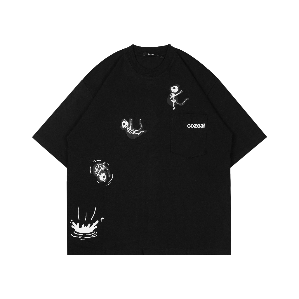 Jual Gozeal | Tees Oversized | Free Jump | Shopee Indonesia