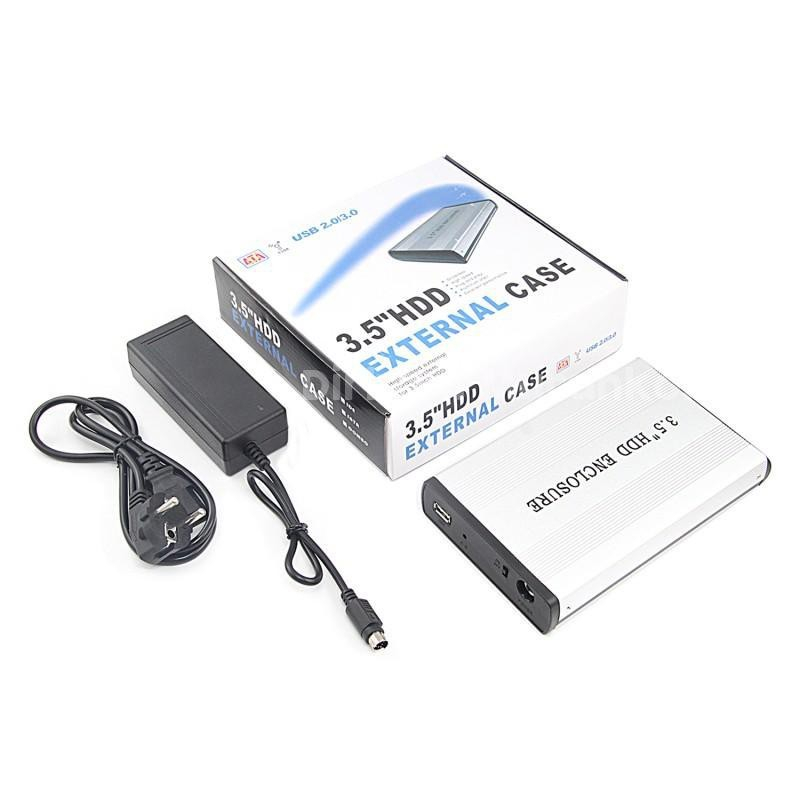 Jual EXTERNAL CASE HDD 3.5" SATA CASING HARDDISK 3.5 INCH HDD ENCLOSURE ...