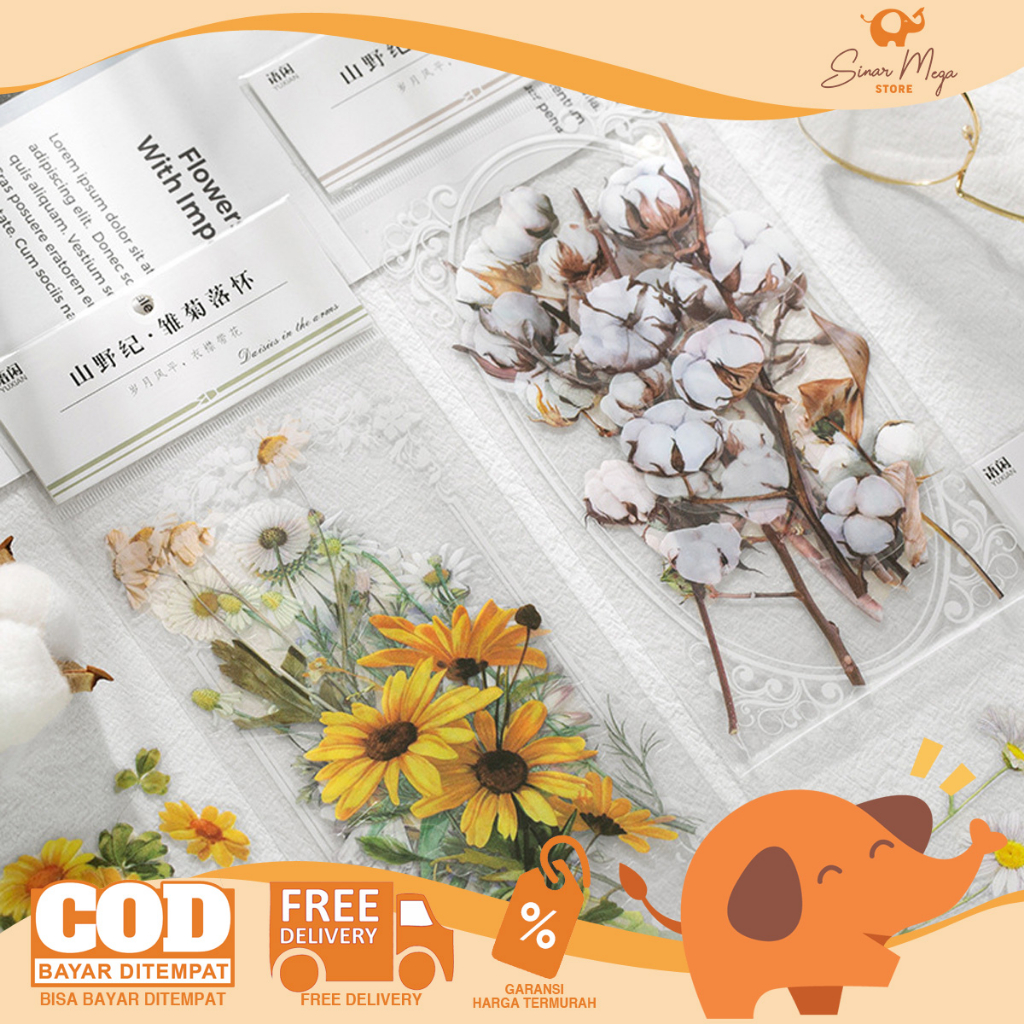 Jual Beauty Behind Glass Stickers Set / Sticker Stiker Tempel Motif ...