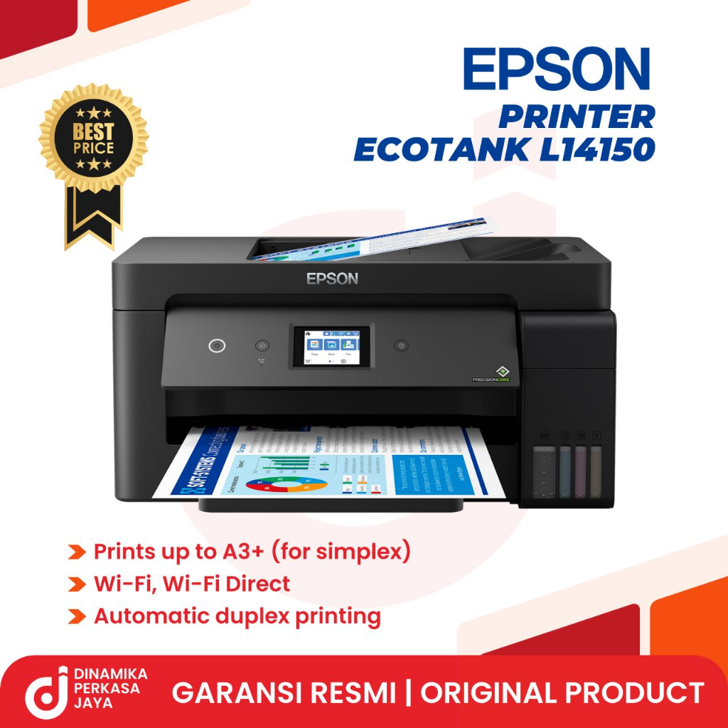Jual Epson EcoTank L14150 A3+ Wi-Fi Duplex Wide-Format All-in-One Ink ...