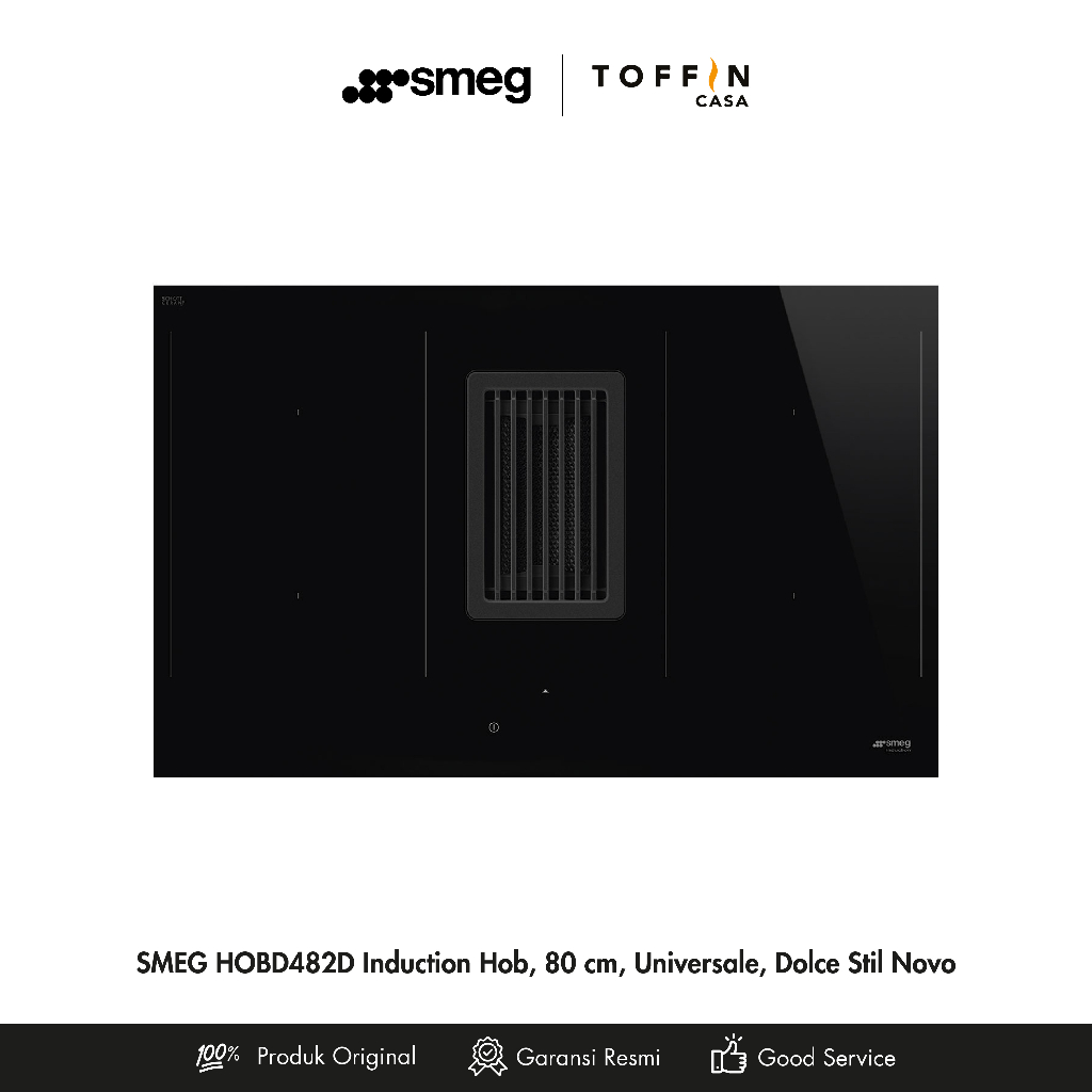 Jual SMEG HOBD Induction hob with integrated hood, Universale HOBD482D ...