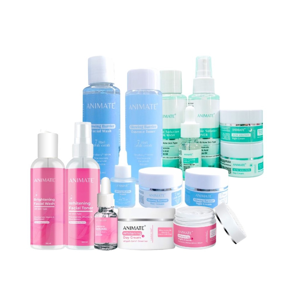 Jual ANIMATE Whitening Series 5in1 - Acne Solution Series 5in1 ...