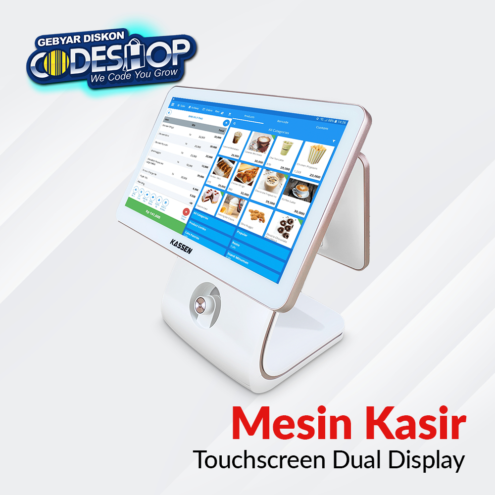 Jual Kassen XA-920 Mesin Kasir All In One POS System Touchscreen Dual Display by Codeshop ...
