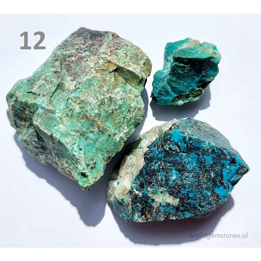 Jual Natural Chrysocolla Peru - Raw SET 50 Gram ( 1.67.1RSS ) | Shopee ...