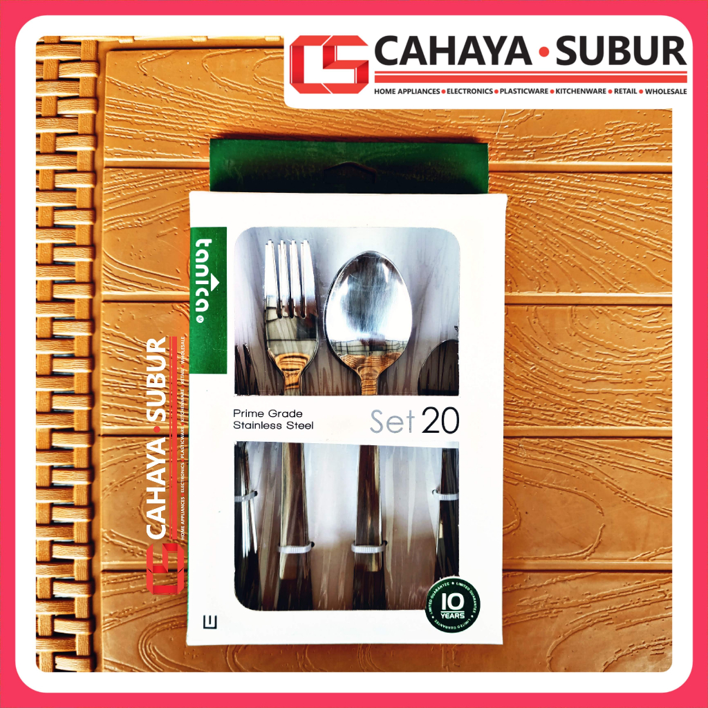 Jual Sendok Set DELI by TANICA 20pcs Prime Grade Stainless Steel ...