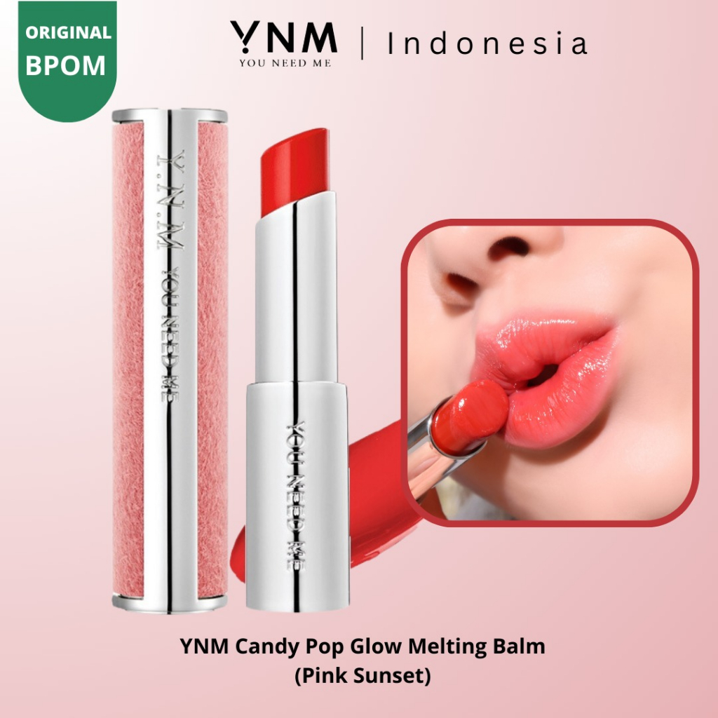 Jual YNM Candy Pop Glow Melting Balm (Pink Sunset) | Shopee Indonesia