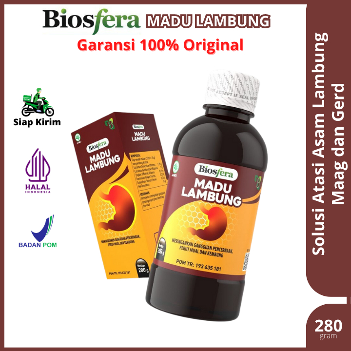 Jual Biosfera Madu Lambung Original Biomaag, Obat Herbal Asam Lambung ...
