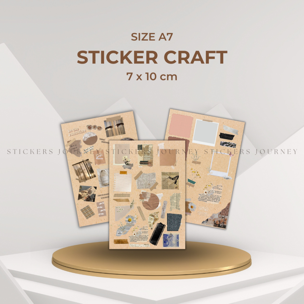 Jual Sticker Craft Aesthetic Stiker Aesthetic Deco Planner Album ...