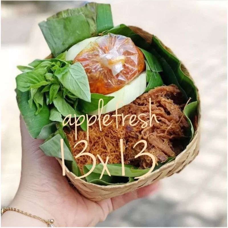 Jual Kemasan besek hampers premium ukuran 13x13 isi 20 pasang | Shopee ...