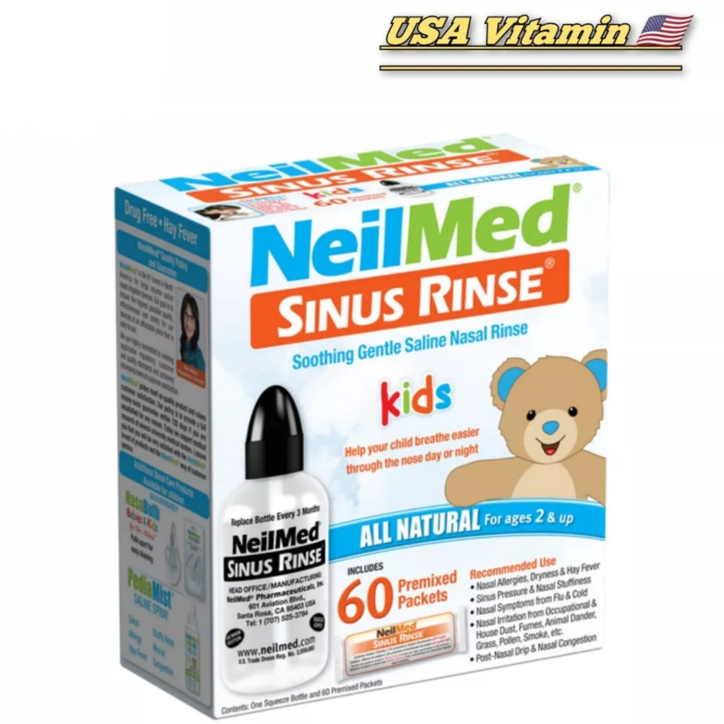 Jual NeilMed Sinus Rinse Kids Botol 60 Prepax ( Premixed Packets ...