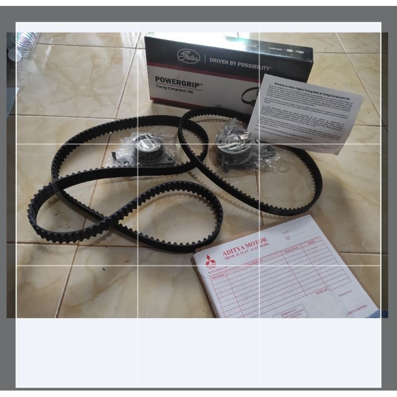 Jual timing belt set kuda L300 diesel solar strada L200 lama double ...