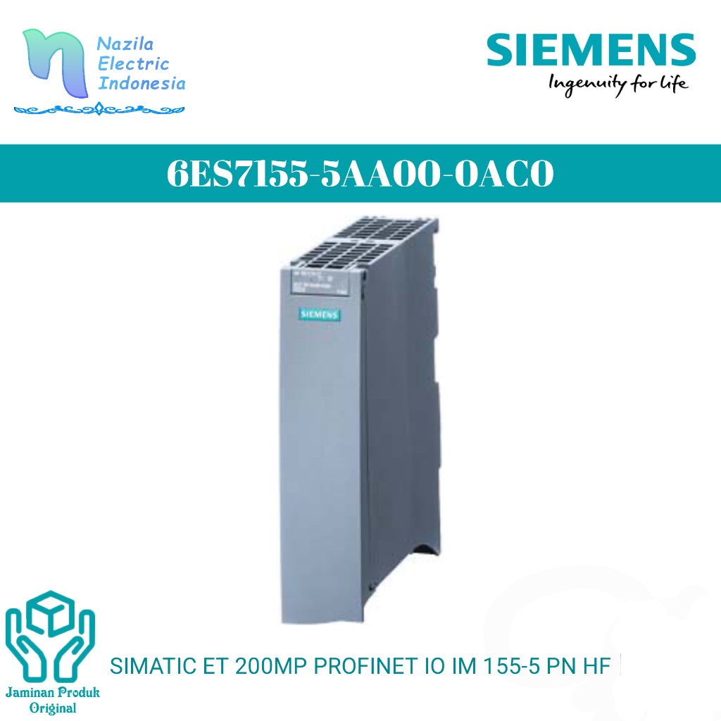 Jual Siemens 6ES7 155 / 6ES7155-5AA00-0AC0 Simatic ET 200MP Original ...