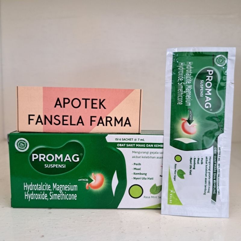 Jual Promag Cair Suspensi Promag sachet maag lambung kembung | Shopee ...