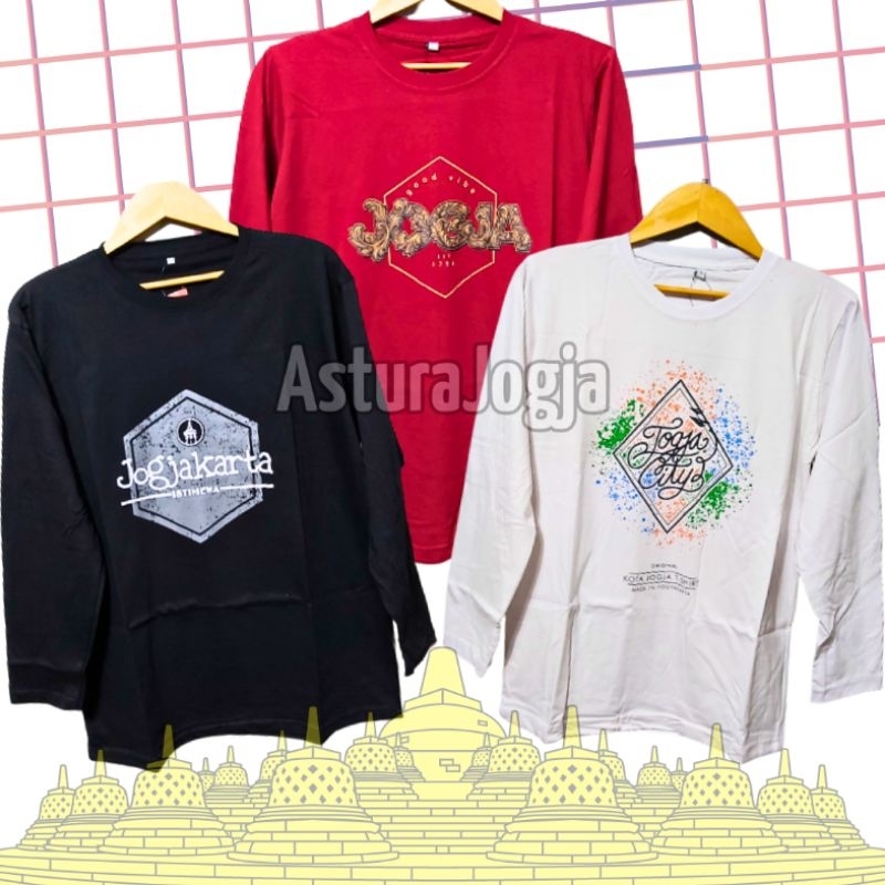 Jual (SIZE-XL) Kaos Jogja Lengan Panjang 100% cotton Pilih Motif ... Jual (SIZE-XL) Kaos Jogja Lengan Panjang 100% cotton Pilih Motif ...