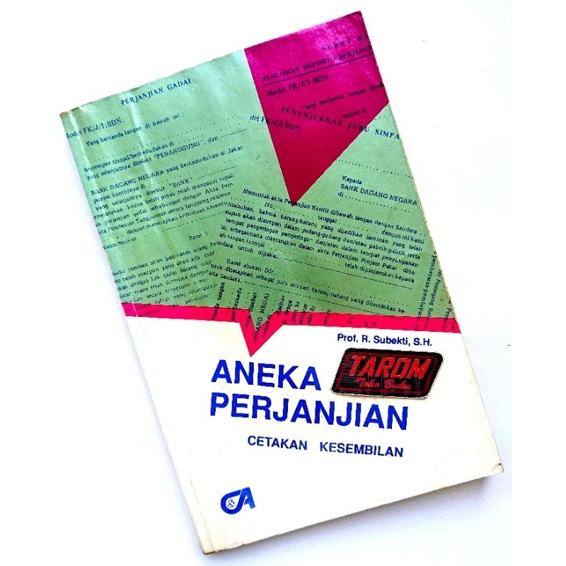 Jual ANEKA PERJANJIAN : Prof. R. Subekti | Shopee Indonesia