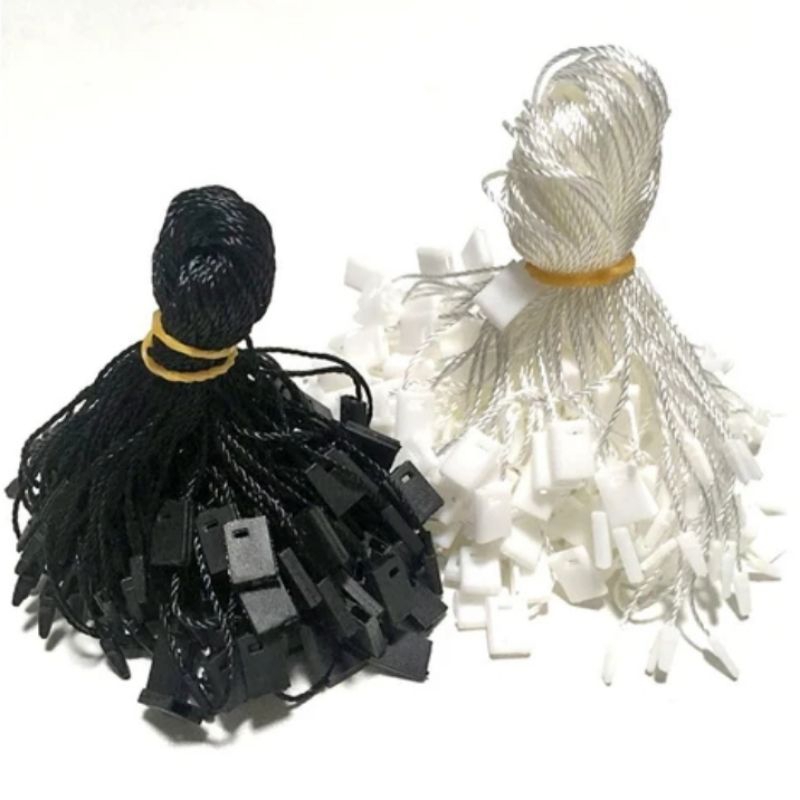 Jual tali hangtag/ tali hangtag 200pcs / tali label merk | Shopee Indonesia