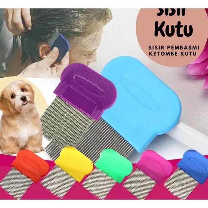 Jual ASEMKAJKT - Sisir Serit Kutu Pendek / Sisir Pembasmi Ketombe Kutu ...