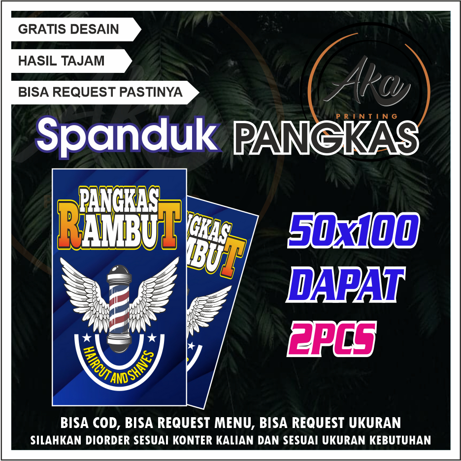 Jual Spanduk / Cetak spanduk / Banner / Cetak banner / Poster pangkas ...