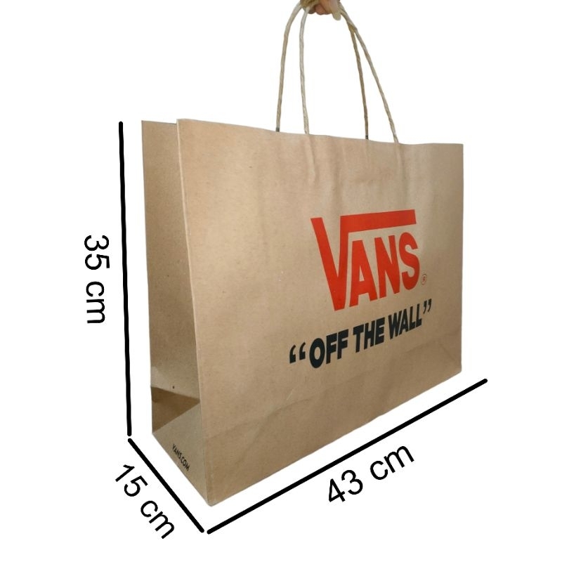 Jual PAPER BAG VANS BESAR | Shopee Indonesia