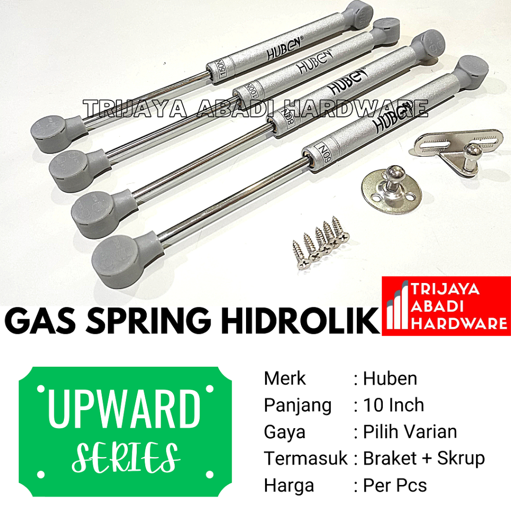 Jual Gas Spring 60 / 80 / 100 / 150N - 10 inch Hidrolik Pintu Kabinet ...