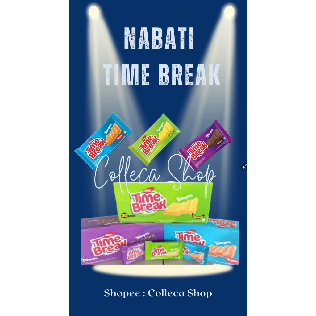 Jual Nabati Time Break 20 bks x 20 gr(plastik bukan box) | Shopee Indonesia