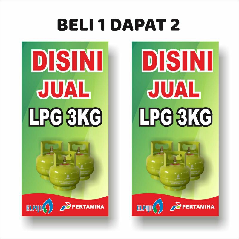 Jual Spanduk Banner Gas ELPIJI | Shopee Indonesia