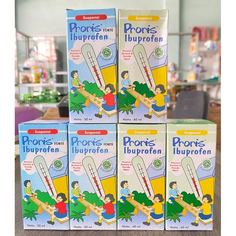 Jual PRORIS, RHELAFEN & BUFECT IBU PROFEN (Penurun Panas & Pereda Nyeri ...