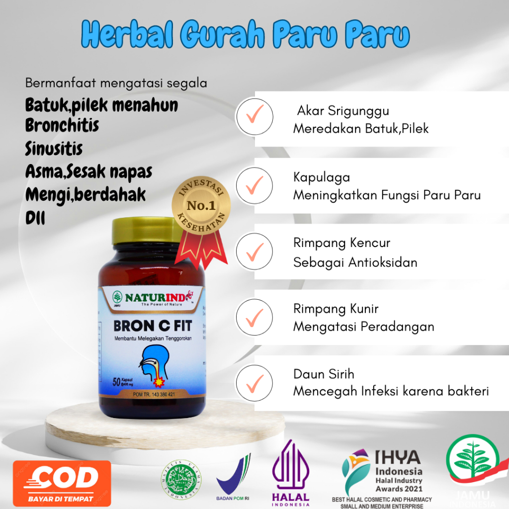Jual herbal untuk masalah pernapasan, batuk pilek menahun, melegakan ...