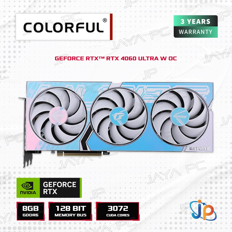 Jual VGA Colorful GeForce RTX 4060 Ultra W OC 8GB - 8 GB GDDR6 | Shopee ...