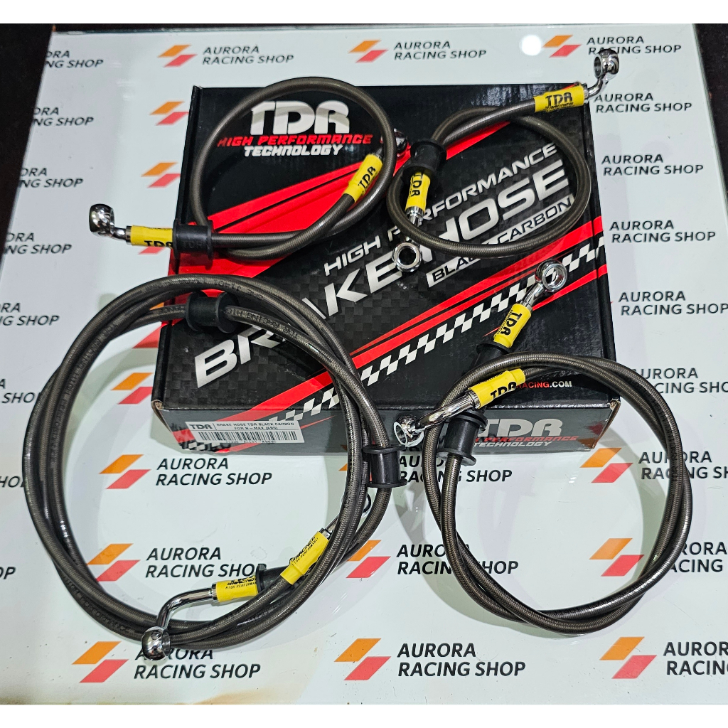 Jual SELANG REM TDR BLACK CARBON SET NMAX OLD ABS / NEW NMAX155 ABS ...
