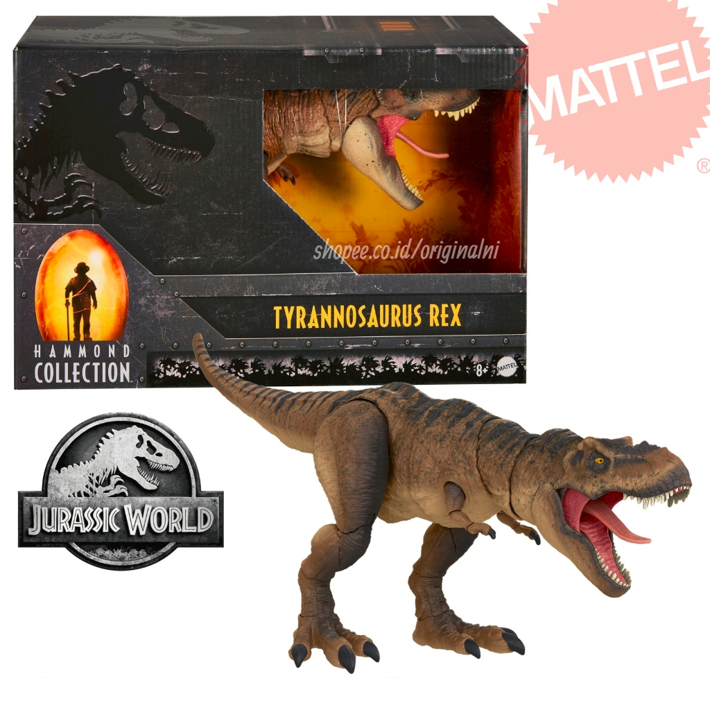 Jual Jurassic World Tyrannosaurus Rex Hammond Collection Mattel ...