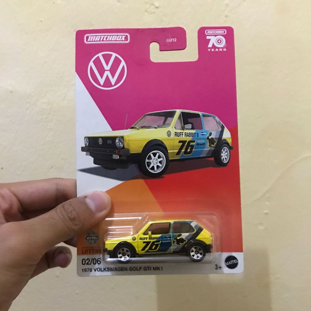 Jual matchbox 1976 volkswagen vw golf gti mk1 ruff rabbit | Shopee ...