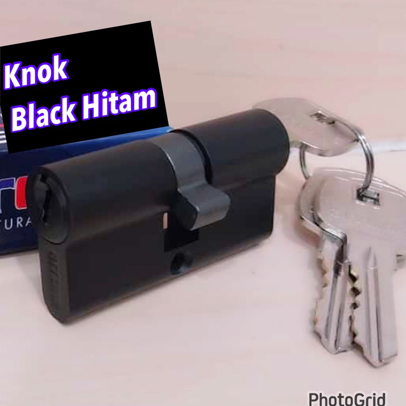 Jual Silinder/ SILINDER KUNCI PINTU UKURAN BESAR HITAM/ Cylinder Kunci ...