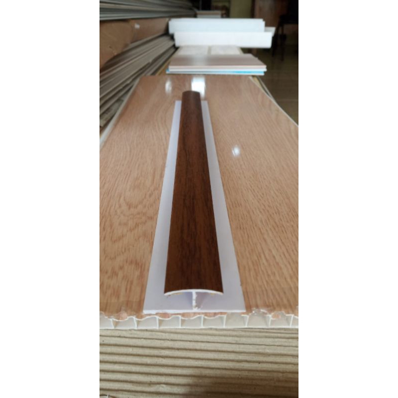 Jual list minimalis list tutup list tembok list profil serat kayu jati ...