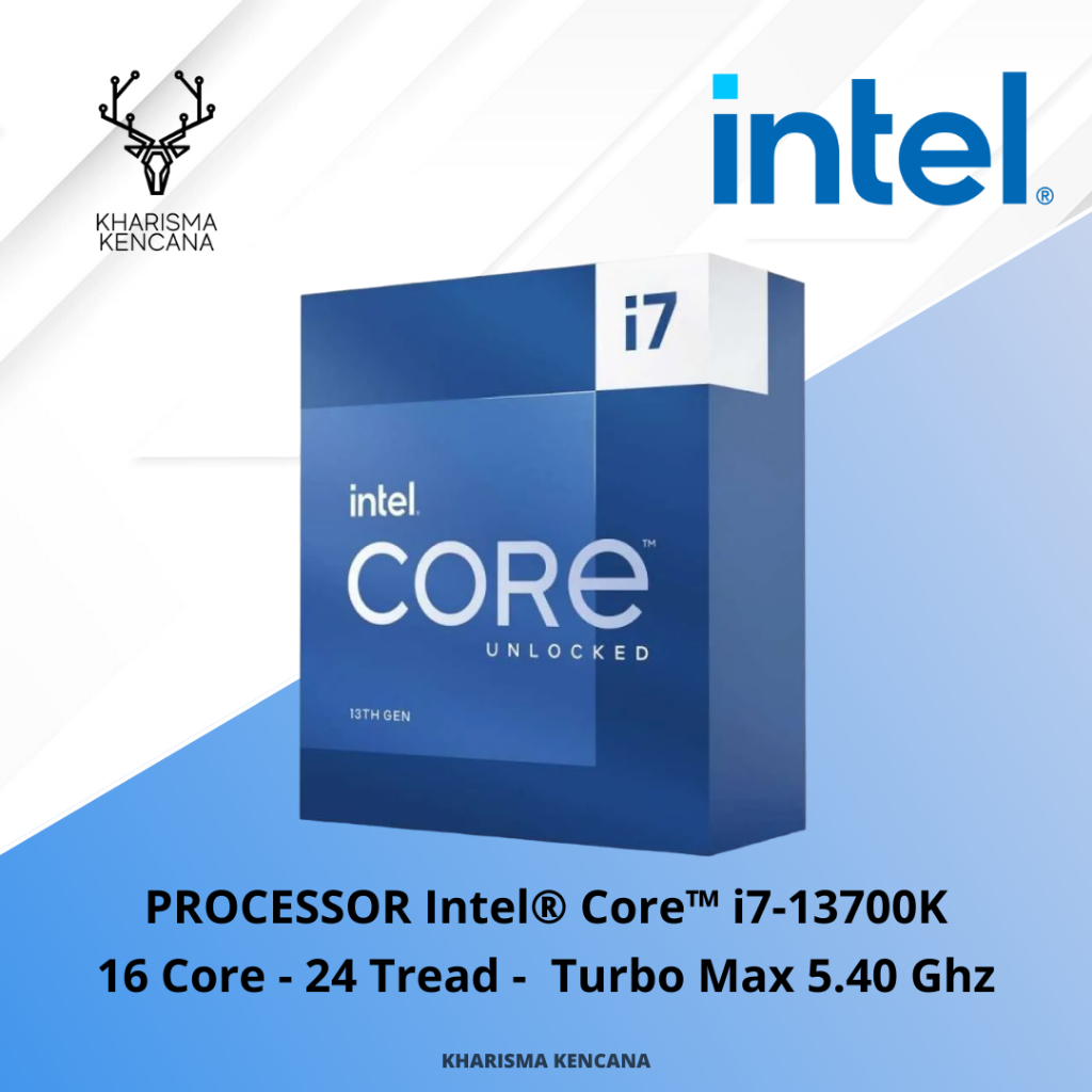 Jual Intel Core i7 13700K 16 Core 24 Threads 5.40GHz Raptor Lake ...