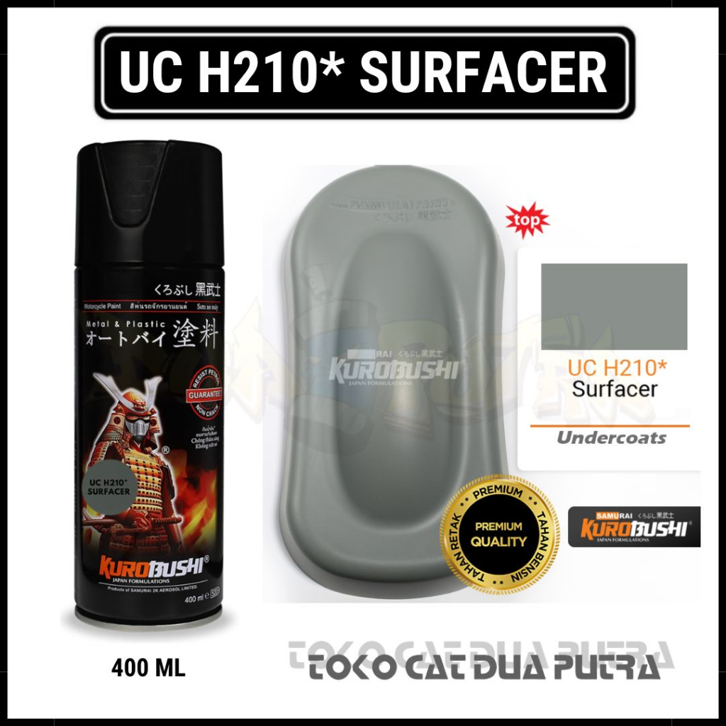 Jual Samurai Paint UC H210* Surfacer | Shopee Indonesia