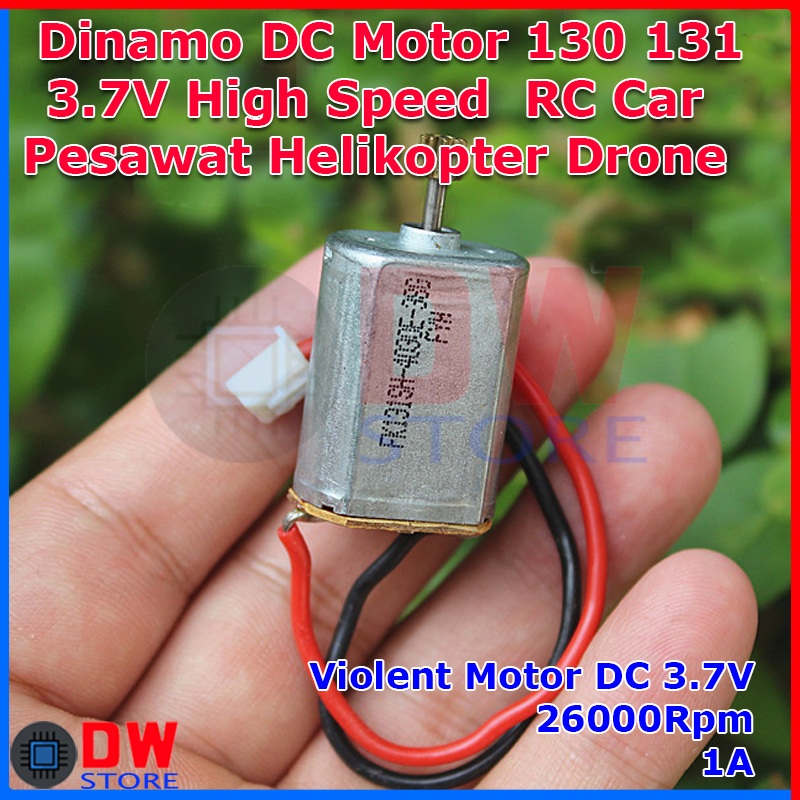 Jual Dinamo DC Motor RS-130 RS 130 131 3.7V 3V-5V RC Car Mobil Tamiya | Shopee Indonesia