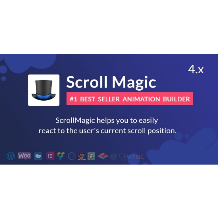 Jual Scroll Magic WordPress V4.2.5 – Scrolling Animation Builder Plugin ...