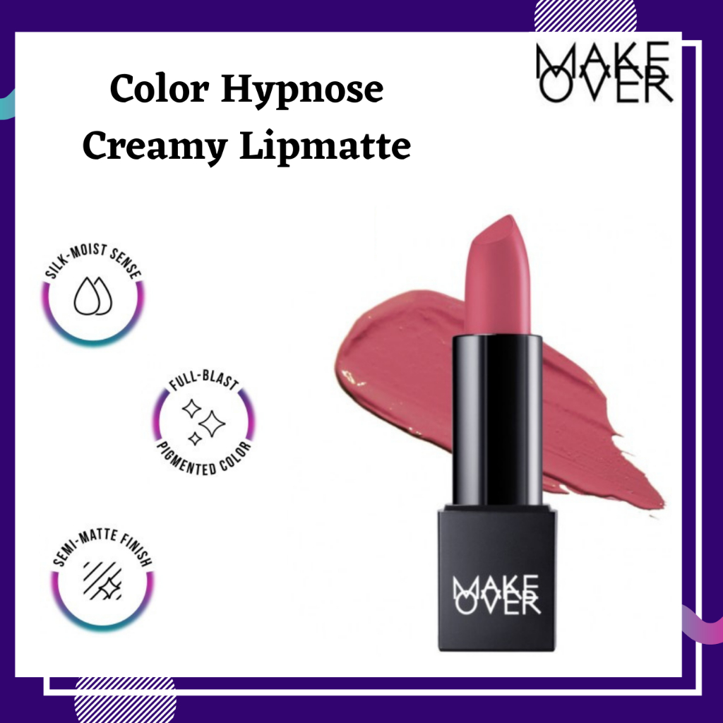 Jual Make Over Color Hypnose Creamy Lipmatte 4.3g | Lipstik | Shopee ...