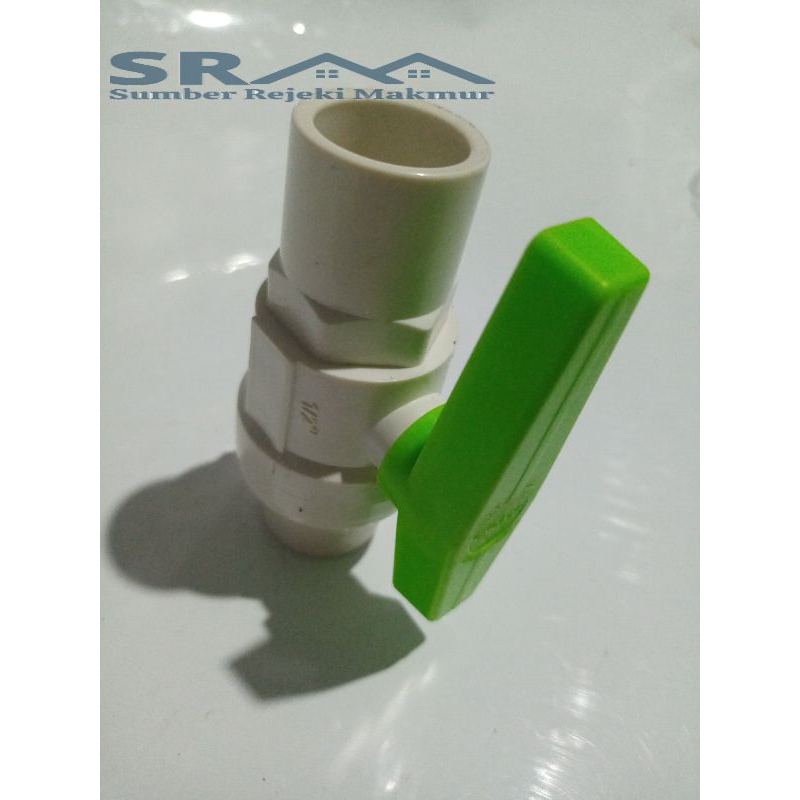 Jual Ball Valve 1/2 inc stop keran 1/2" RINGAN diputar Jevono gagang ...