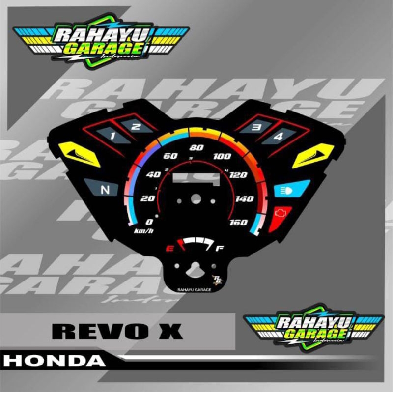 Jual panel spidometer revo injeksi speedometer custom revo x | Shopee ...