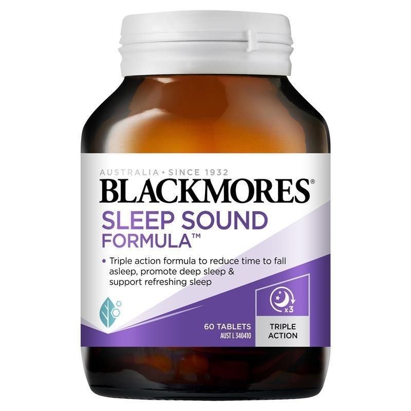 Jual Blackmores Sleep Sound Formula Sleep Support 60 Tablets Value Pack ...